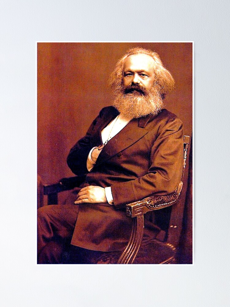 "KARL MARX 4" Poster for Sale by IMPACTEES | Redbubble