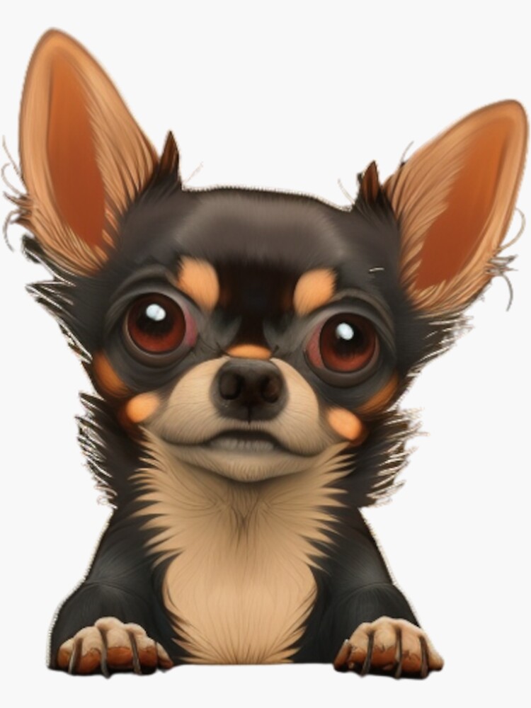 "chihuahua" Sticker by epulmol | Redbubble
