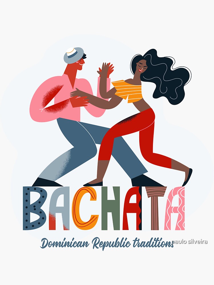 "Bachata Dance. Gifts for Latinos." Sticker for Sale by hypnotzd ...