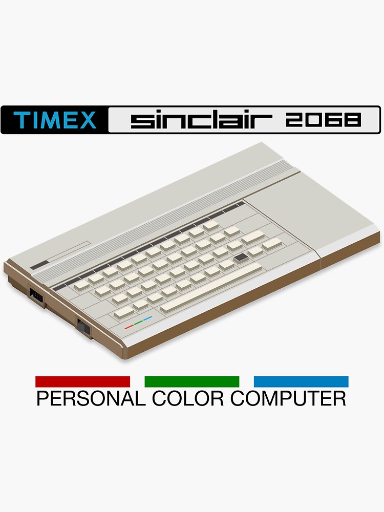 "Timex Sinclair 2068" Sticker for Sale by factus10 | Redbubble