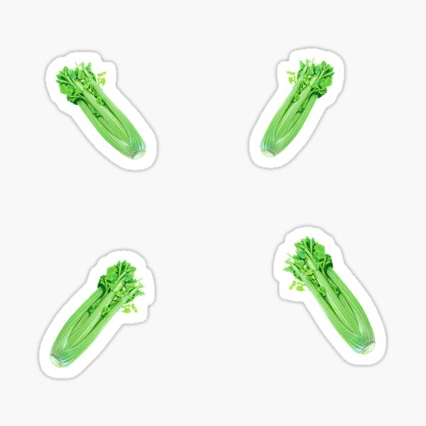 "Celery Veggie Tales - Stickers Socks and More" Sticker for Sale by ...