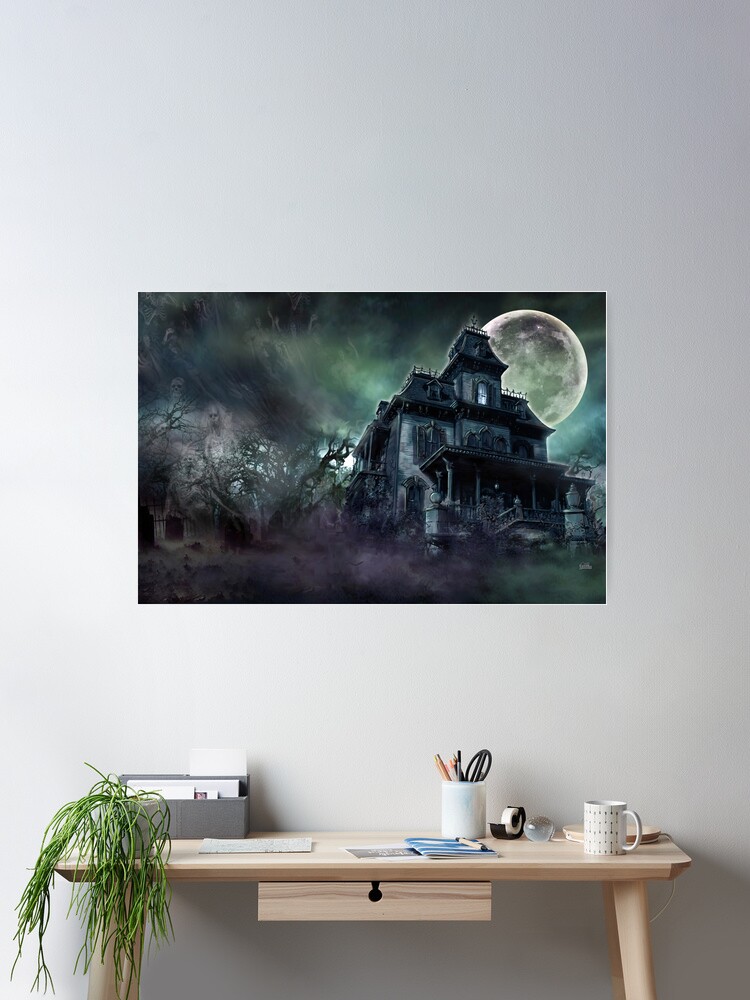 "The Haunted House Paranormal" Poster for Sale by Scott Jackson | Redbubble