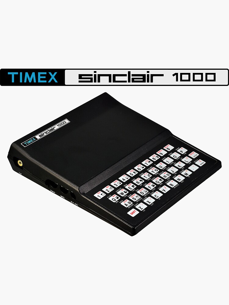 "Timex Sinclair 1000" Sticker for Sale by factus10 | Redbubble