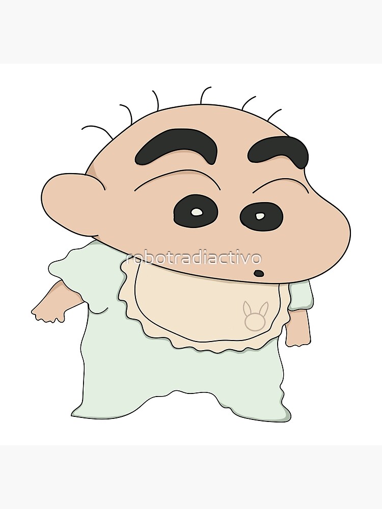 "baby shinchan" Art Board Print by robotradiactivo | Redbubble