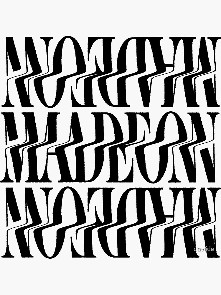"madeon logo art merch official poster shirt" Sticker for Sale by ...