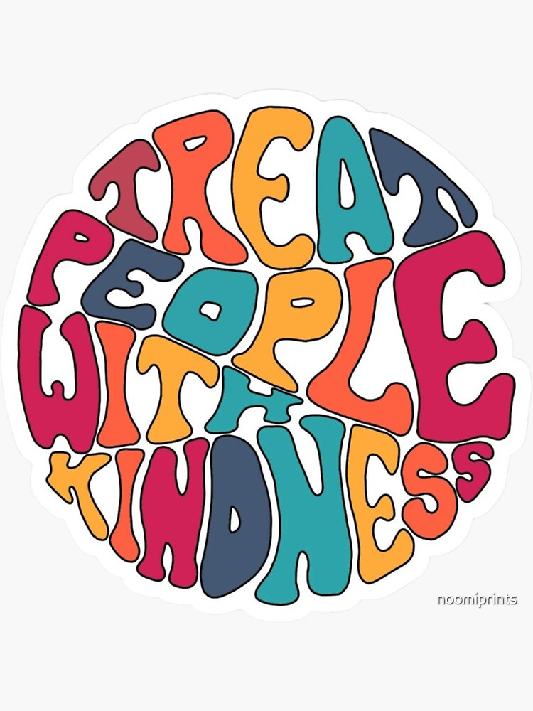 "TPWK colorful round print" Sticker for Sale by noomiprints | Redbubble