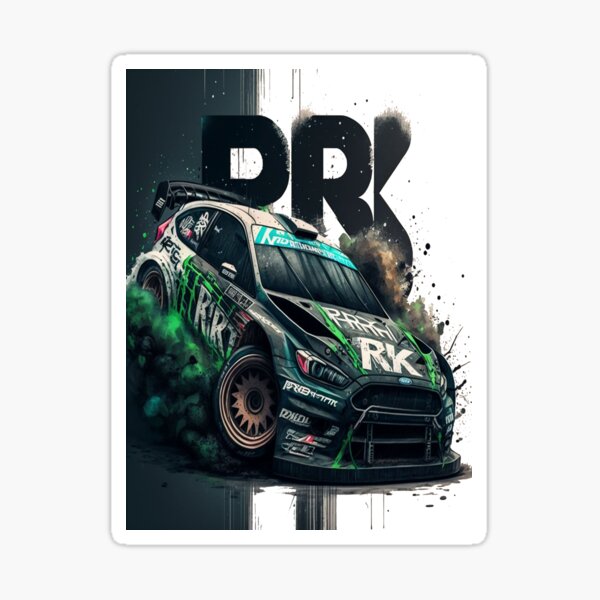 "Ken Block: The Professional Rally Driver" Sticker for Sale by macro7 ...