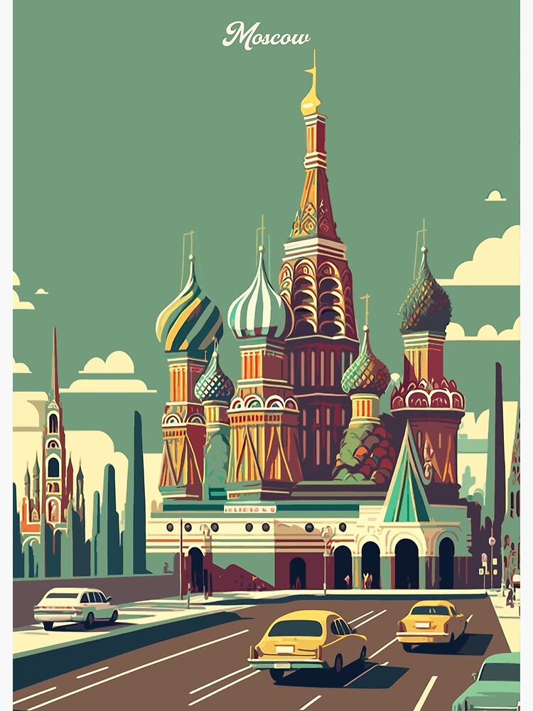 "Cartoon Moscow" Photographic Print for Sale by BoukdeRoeck | Redbubble