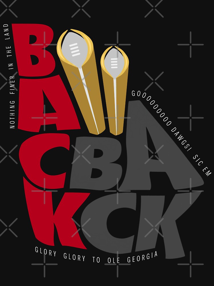 "Back To Back Georgia Bulldogs National Championship 2023 UGA SEC ...