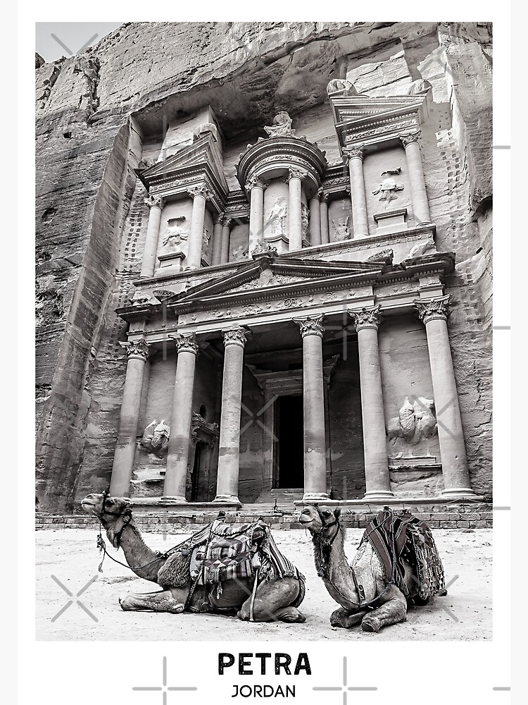 "Petra Jordan Dorm Room Essentials Minimalist Poster Design " Poster ...