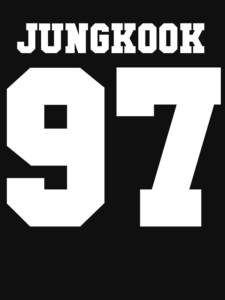 "JUNGKOOK - 97 LINER - VARSITY - BTS " Lightweight Sweatshirt for Sale ...