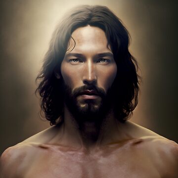 "Jesus Keanu Reeves - Holy Keanu - Lord & Saviour - Funny Jesus 8 ...