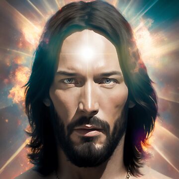 "Jesus Keanu Reeves - Holy Keanu - Lord & Saviour - Funny Jesus 10 ...