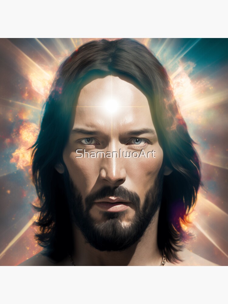 "Jesus Keanu Reeves - Holy Keanu - Lord & Saviour - Funny Jesus 10 ...