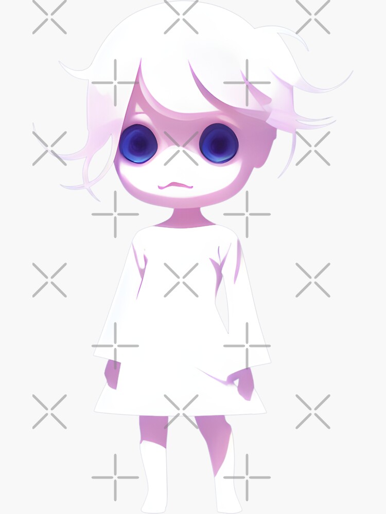 "Chibi Ghost Girl" Sticker for Sale by HauntedWitch | Redbubble
