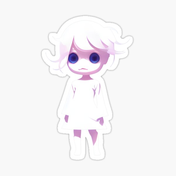 "Chibi Ghost Girl" Sticker for Sale by HauntedWitch | Redbubble