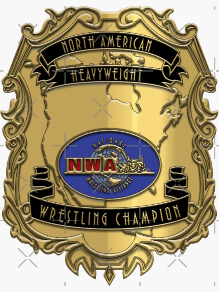 "North American Heavyweight Championship Wrestling Belt" Sticker for ...