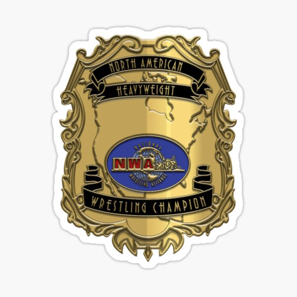 "North American Heavyweight Championship Wrestling Belt" Sticker for ...