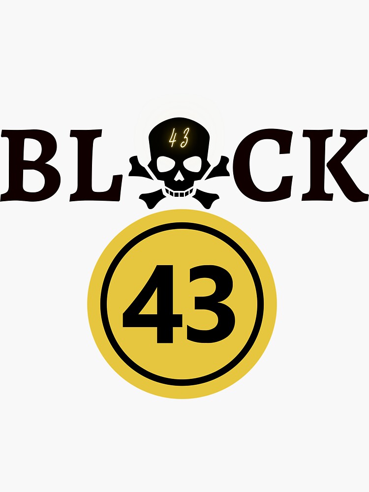 "RIP block racing – legend 43" Sticker for Sale by SpeciallyForU ...