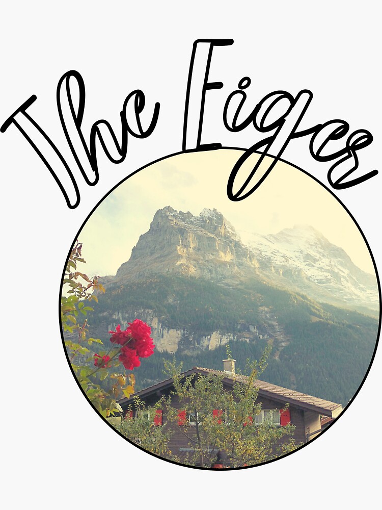 "The Eiger, Grindelwald, Switzerland " Sticker for Sale by ShannonJart ...