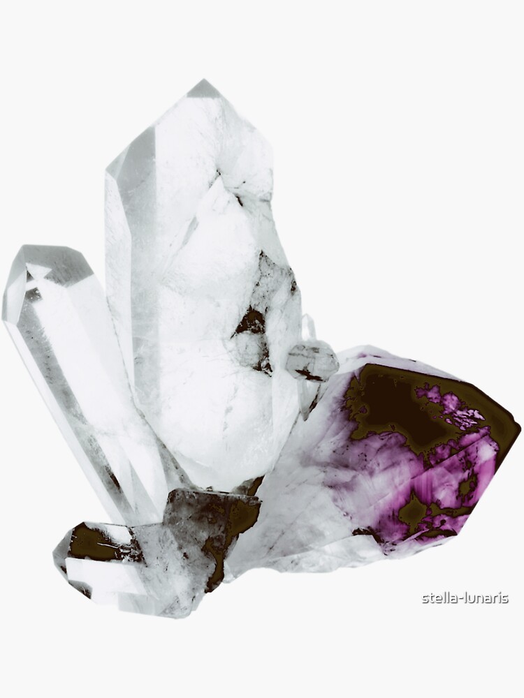 "crystal x" Sticker for Sale by stella-lunaris | Redbubble