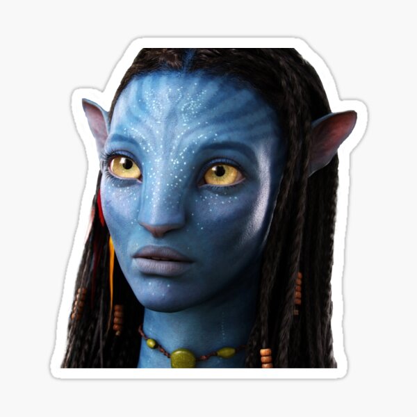 "Neytiri" Sticker for Sale by CuteDesignsByS | Redbubble