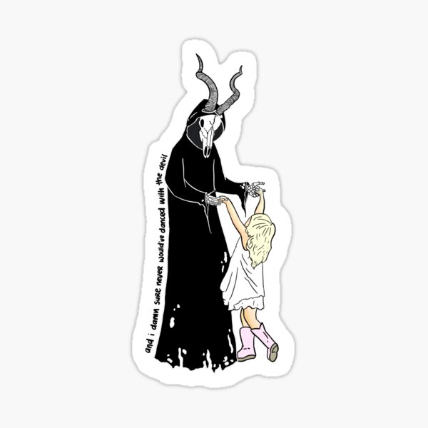 "dance with the devil" Sticker for Sale by scorpionmoons | Redbubble