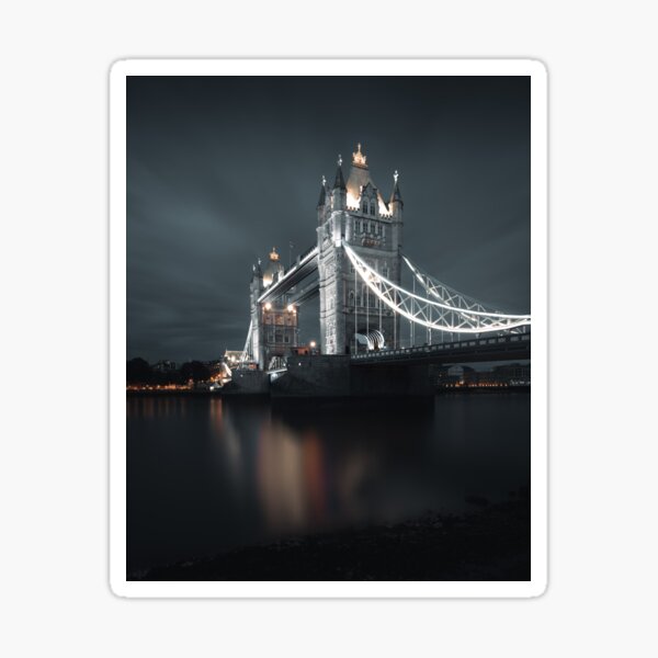 "Tower Bridge Long Exposure" Sticker for Sale by Stefan Lenz | Redbubble
