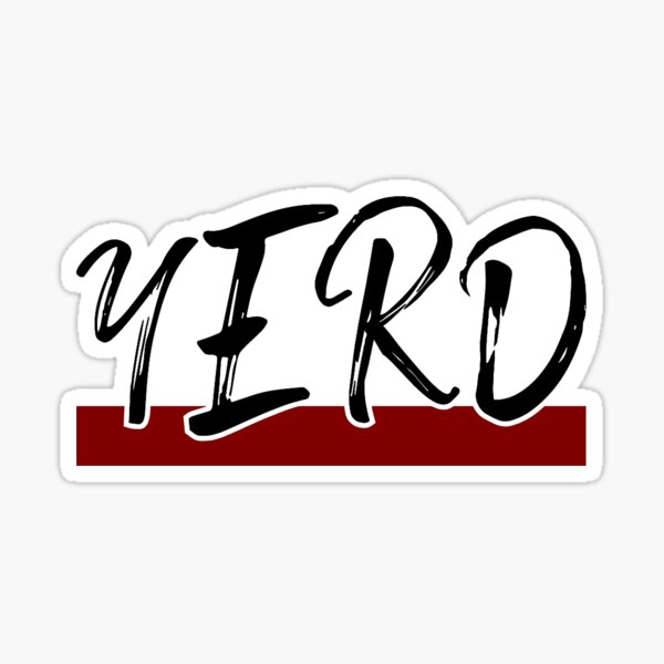 "YERD: A badge of Honor for the Yearbook Enthusiast" Sticker for Sale ...