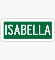 Isabella Name Stickers | Redbubble