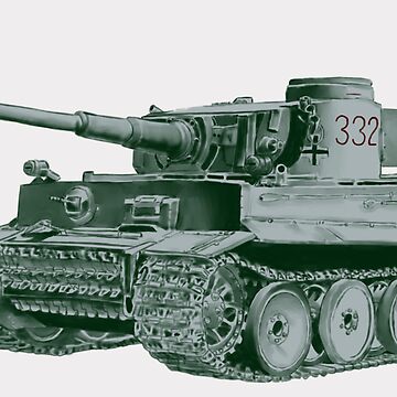 "Tiger 1 tank" Art Print for Sale by asdqwertyuiop | Redbubble