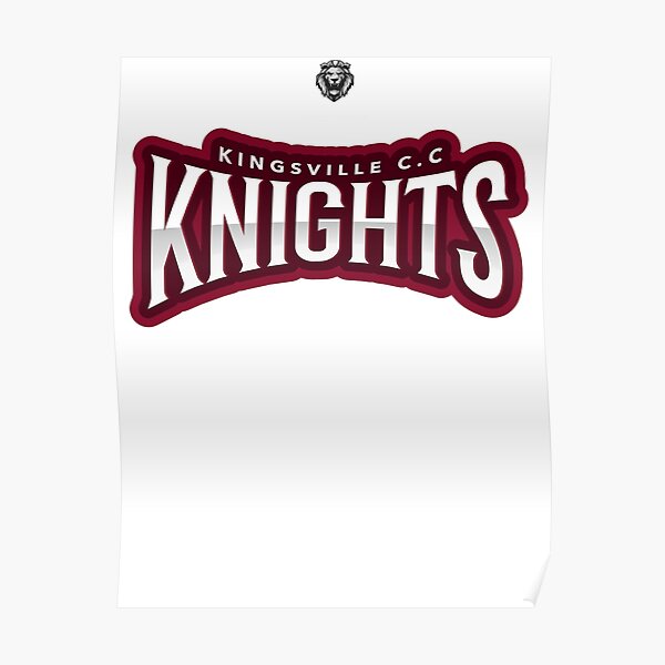 "Knights Word Mark Logo" Poster for Sale by KBCCStore | Redbubble