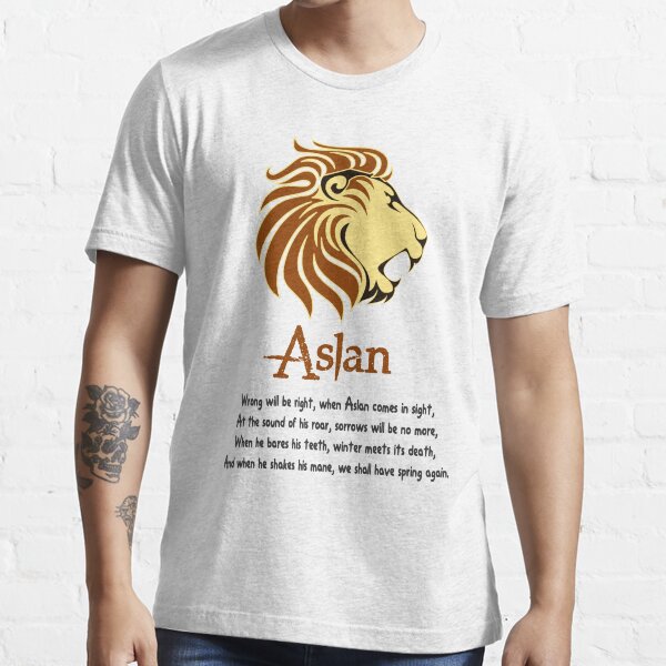 "Aslan Poem" T-shirt for Sale by Specialstace83 | Redbubble | aslan t ...