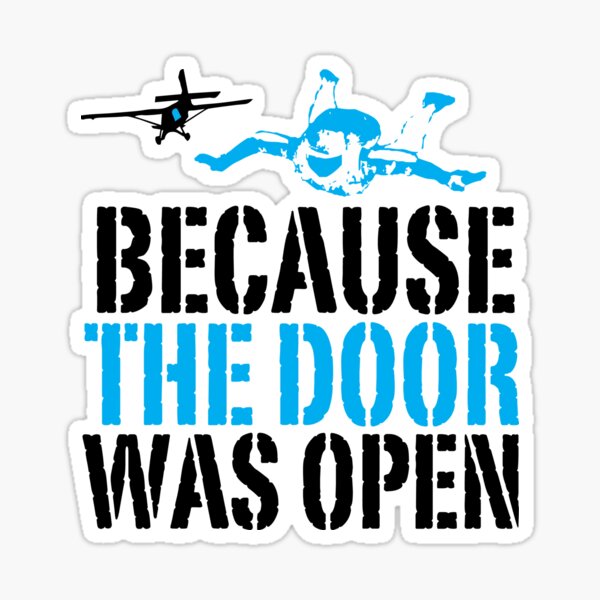 Funny Skydiving Stickers | Redbubble