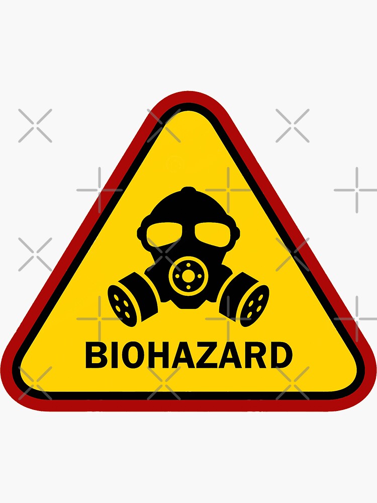 "Biohazard" Sticker for Sale by DForss | Redbubble