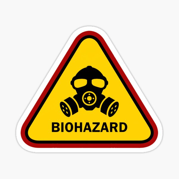 "Biohazard" Sticker for Sale by DForss | Redbubble