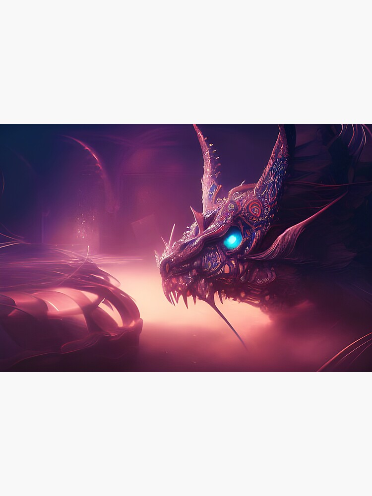 "Future Dragon - Concept Art - Fantasy Monster Collection" Sticker for ...