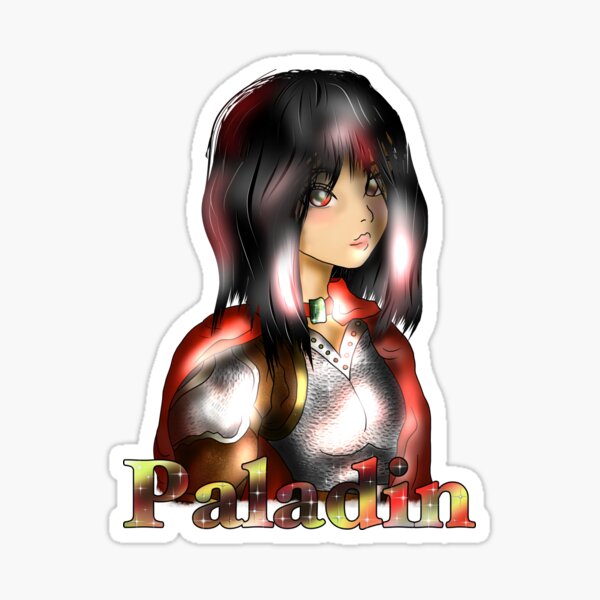 "cute dnd paladin" Sticker for Sale by CuisineCat | Redbubble