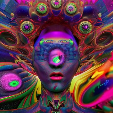 "Psychedelic Face #81 - Part of Our Psychedelic Faces Collection ...