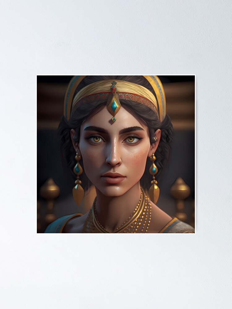 "AI Generated Art - Cleopatra" Poster for Sale by KlassDesigns | Redbubble