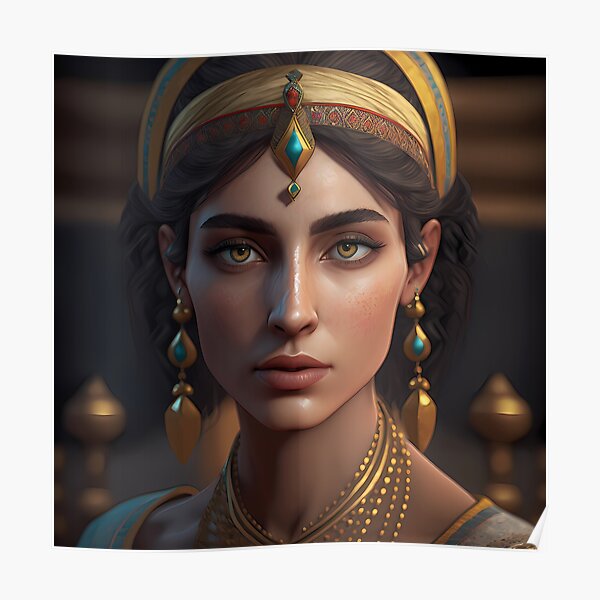 "AI Generated Art - Cleopatra" Poster for Sale by KlassDesigns | Redbubble
