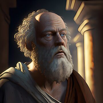 "AI Generated Art - Socrates" Poster for Sale by KlassDesigns | Redbubble