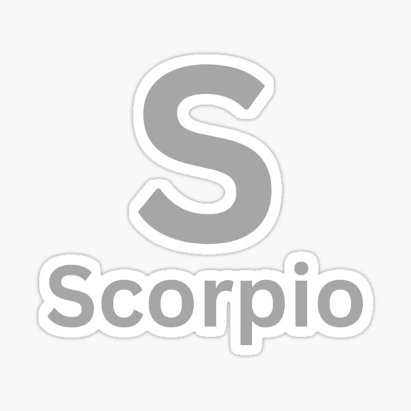 "Scorpio" Sticker for Sale by Collection2022 | Redbubble