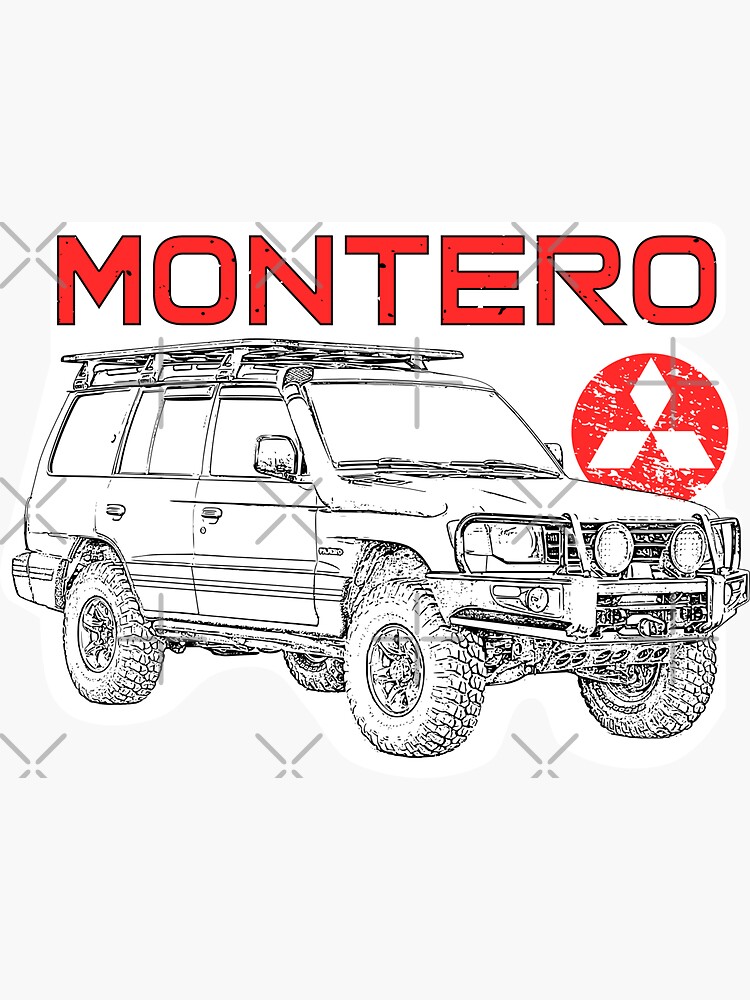 "Montero Gen 2.5" Sticker for Sale by arkantero | Redbubble