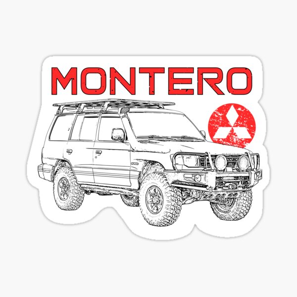 "Montero Gen 2.5" Sticker for Sale by arkantero | Redbubble