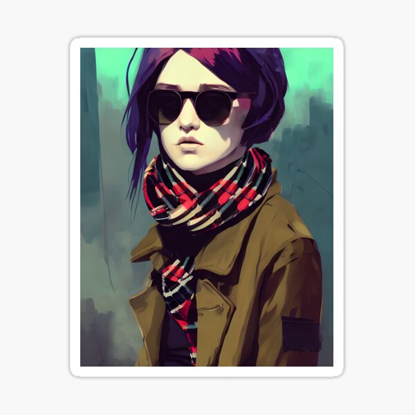 "Observer - urban aesthetic" Sticker for Sale by femarts2023 | Redbubble