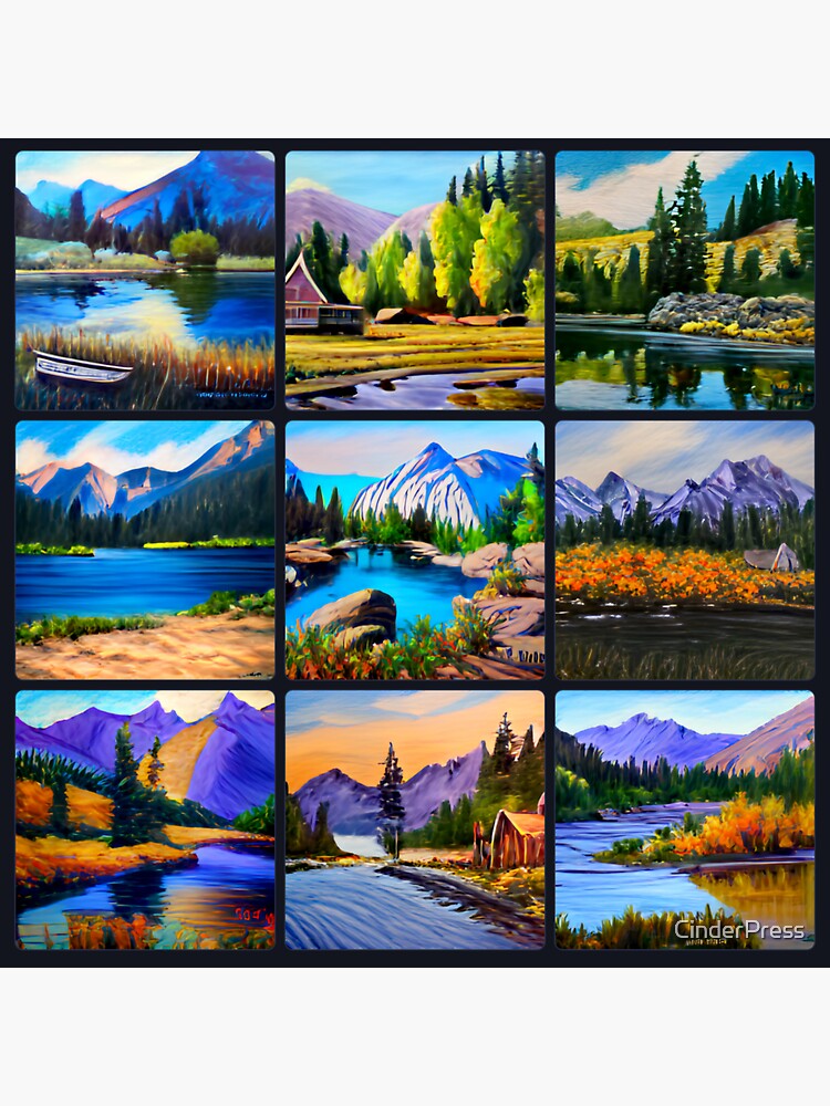 "Idaho Landmarks / Idaho Human Rights art pack" Sticker for Sale by ...