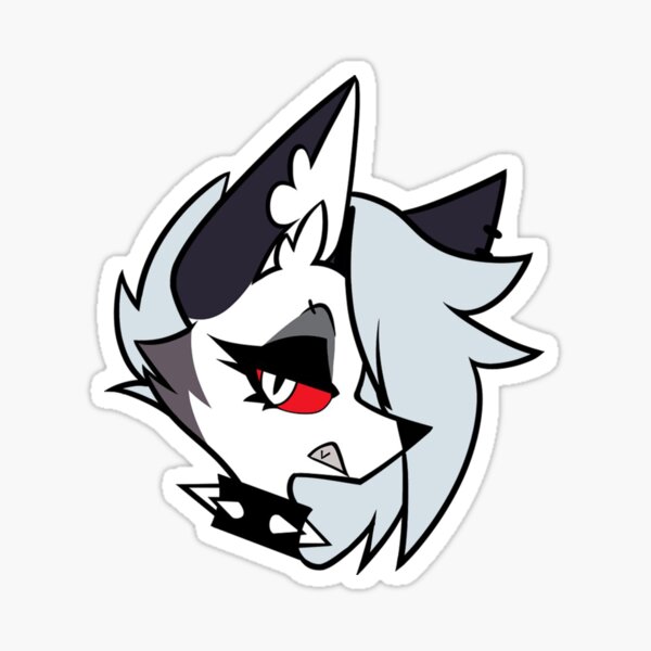 "Helluva Boss Loona" Sticker by Yor-art | Redbubble