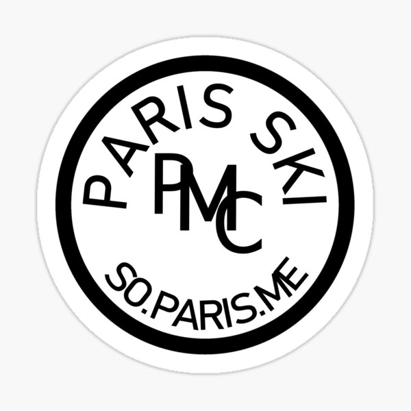 "Paris Manufacturing Company Vintage Ski Logo" Sticker for Sale by Hill ...