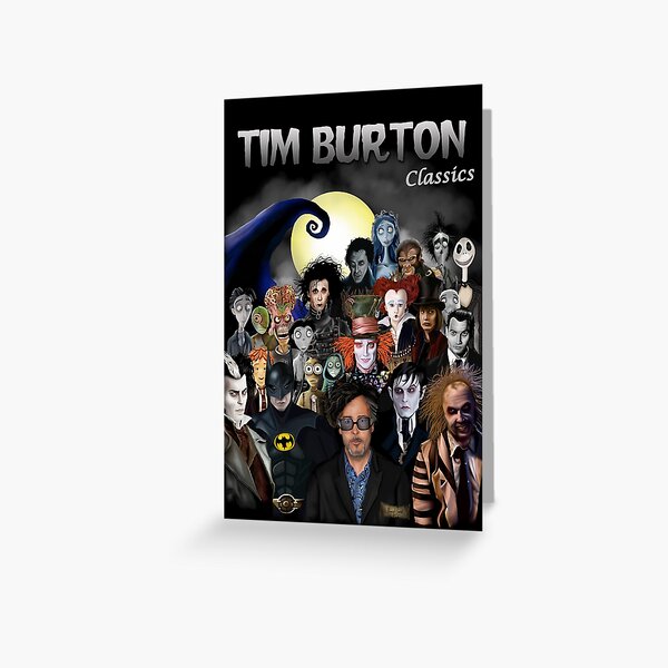 "Tim Burton Classics" Greeting Card by Hvmberto Garza | Redbubble